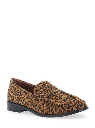 Strategia Womens Loafers Revue Africa Brown Leather