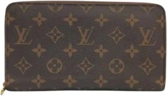 Louis Vuitton unisex, Pre-owned, Brun, Taille: ONE Size Pre-owned Long Wallet (bi-fold)