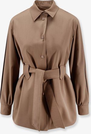 Max Mara Mxmagenzia virgin wool shirt/jacket - MAX MARA - gender_Woman