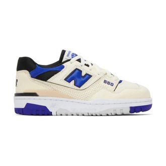 New Balance Homme, Chaussures, Multicolore, Taille: 42 1/2 EU Baskets en Maille Beige et Bleue