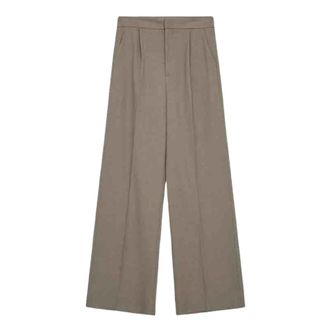 Copenhagen Muse Weite Beinschnitt Hose - - Trousers - Damen - Beige - XL
