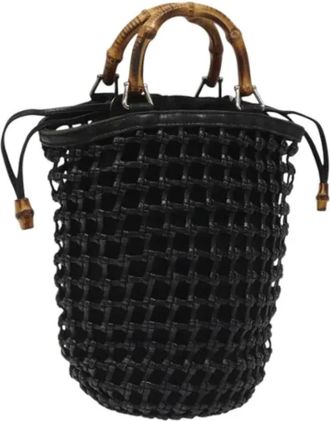 Gucci Pre-owned Cuir sacs-main - Femme - Pre-owned - Noir - Taille: ONE Size