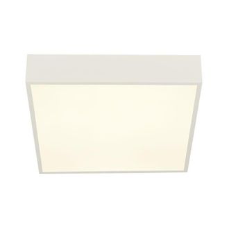 Searchlight Zeus Plafonnier salle de bain carr&eacute; 1 lumi&egrave;re, blanc IP44 3000K - Searchlight