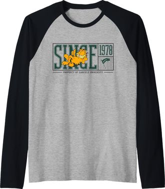 Garfield House Cat College Sports seit 1978 Classic Varsity Raglan