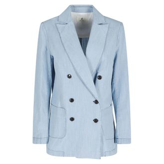Myths Denim Blazer - - Jackets - Damen - Blau - S