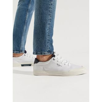 Pepe Jeans London Sneakers Pepe Jeans Kenton Serie M PMS31041 Wei&szlig;