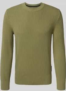 Marc O'Polo Regular Fit Strickpullover aus reiner Baumwolle - Marc OPolo × DFB Travel Collection