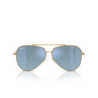 Ray-Ban unisex, Accessoires, Jaune, Taille: 59 MM Lunettes de soleil &eacute;l&eacute;gantes avec monture dor&eacute;e