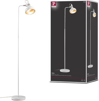 Paulmann 78483 Stehleuchte Juna E14 max. 20W Wei&szlig; matt, Champagner Metall