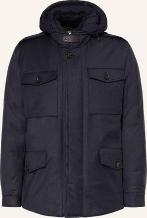 Moorer Moorer Daunenjacke Mit Herausnehmbarer Blende blau
