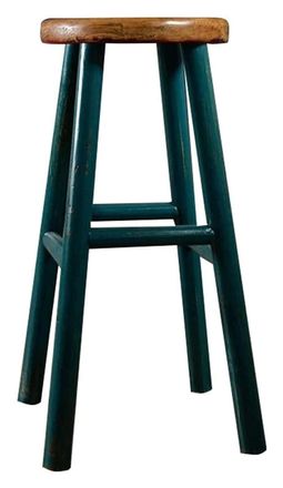 Generic Barhocker aus Massivholz, Schlichtes europ&auml;isches Design, ergonomisches Pedaldesign, 36 x 36 x 75 cm