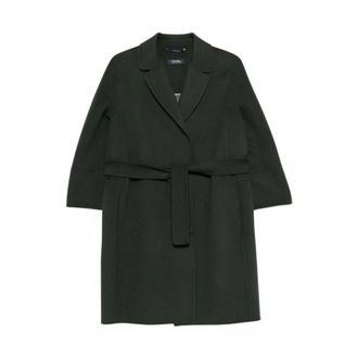 Max Mara Arona G&uuml;rtelmantel - - Coats - Damen - Gr&uuml;n - M