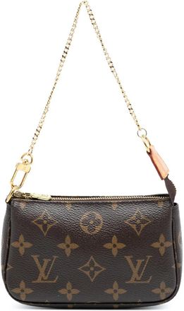 Louis Vuitton Crossbody Bags - Monogram Mini Pochette Accessoires - Gr. unisize - in Braun - f&uuml;r Damen