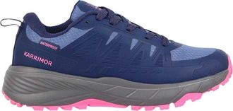 Karrimor Caracal Logo Sneaker f&uuml;r Damen, Wasserfest (Marine/Pink)
