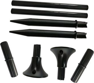 Milisten Ersatz-erdspie&szlig; Aus Kunststoff F&uuml;r Solarleuchten Gartenpf&auml;hle Au&szlig;enleuchtenpf&auml;hle Erdspie&szlig; F&uuml;r Landschaftsbeleuchtung Ersatzteile F&uuml;r Solarleuchten In