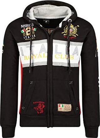 Geographical Norway WK306H/GN Sweat-Shirt à Capuche, Noir (Black), XX-Large (Taille Fabricant: XXL) Homme