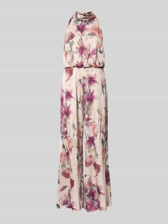 Vera Mont Neckholder-Jumpsuit im Allover-Look