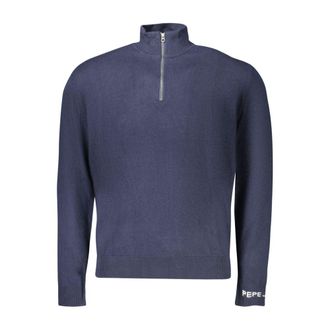 Pepe Jeans London Blauer Baumwollpullover f&uuml;r Herren