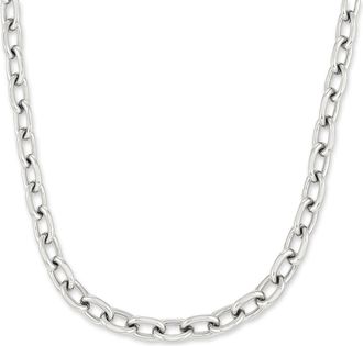 Copenhagen Halskette - Edelstahl Halskette - Basic Chains - Gr. unisize - in Silber - für Damen