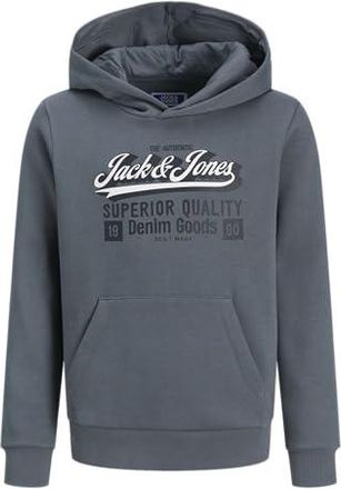 Jack & Jones Jjelogo Sweat &agrave; Capuche 2 col Aw25 Noos JNR pour Homme, temp&ecirc;te, 176