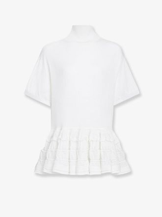 Alaia Peplum virgin wool sweater - ALAIA - gender_Woman