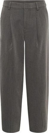 Kaffe Kamerle Cropped Hosen - - Trousers - Damen - Grau - L