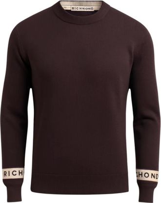 John Richmond Herren, Strickwaren, Braun, SGr&ouml;&szlig;e