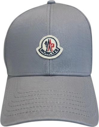Moncler Homme, Accessoires, Gris, Taille: ONE Size Monogram Baseball Cap