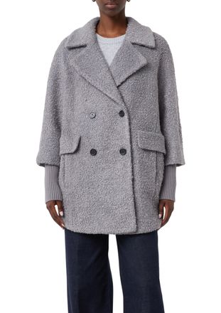 Comma Boucl&eacute;-Jacke mit Reverskragen