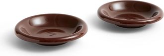 HAY Assiettes creuses en terracotta Barro - Set de 2, Rui Pereira Hay