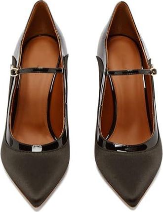 Generic Escarpins à Talons Aiguilles Sexy à Bout Pointu pour Femmes, Chaussures de soirée Tendance avec Bride à la Cheville et Boucle, Mariage à Talons Aiguil