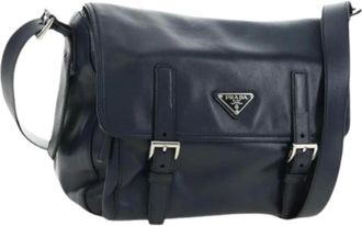 Prada Sac bandouli&egrave;re vintage doccasion - Femme - Pre-owned - Bleu - Taille: ONE Size