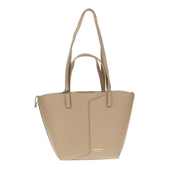 Emporio Armani Sac shopping Creta - Femme - Sacs - Beige - Taille: ONE Size