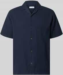 Jack & Jones Regular Fit Freizeithemd mit Strukturmuster Modell Global
