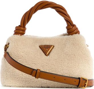 Guess Zeitgen&ouml;ssisch, Natur/Cognac, Einheitsgr&ouml;&szlig;e, Shaida Umh&auml;ngetasche mit Tragegriff oben