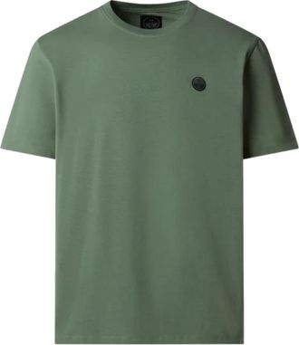 North Sails Homme, Tops, Vert, Taille: S T-Shirt en Jersey Stretch