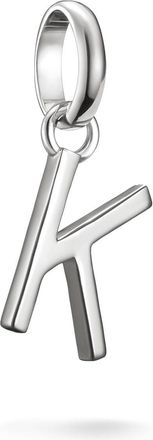 Thomas Sabo Thomas Sabo Charm Club Connect Charm-Anhänger Buchstabe K Recyceltes 925 Silber CC1217-001-21