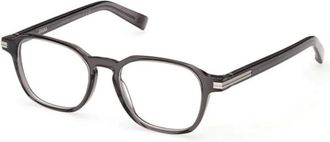 Ermenegildo Zegna Homme, Accessoires, Gris, Taille: 53 MM Ez5332 Optical Frame