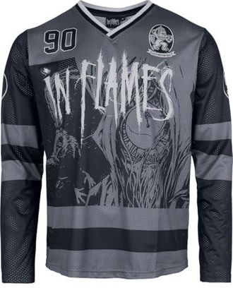 In Flames Hockey Jersey Homme Jersey multicolore L 100% Polyester Large