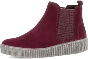 Gabor Bottines Chelsea pour femme, meilleur ajustement, Bordeau 15, 35.5 EU