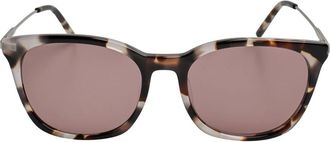 DKNY Dkny, Femme, Accessoires, Gris, Taille: ONE Size Lunettes de soleil carr&eacute;es avec branches en m&eacute;tal