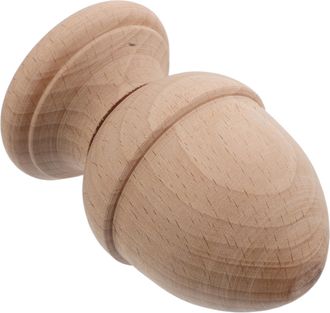 Valiclud Europ&auml;ische Holzschnitzkolumnen Endst&uuml;cke f&uuml;r die Holzbearbeitung zu Hause Treppenabschl&uuml;sse aus Holz dekorativer Lampenschirmabschluss Pfostenkappena