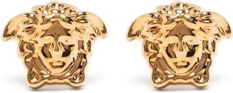 Versace Femme, Accessoires, Jaune, Taille: ONE Size Boucles doreilles puces Medusa