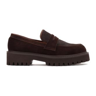 Kazar Suede Slip-On Loafers - - Shoes - Damen - Braun - 40 EU