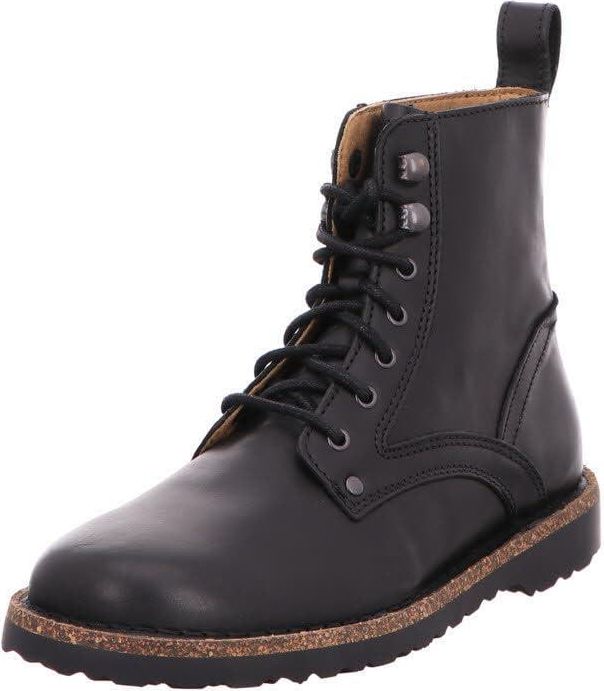 Bryson LENA 1030153, Unisex bovver boots, Black, 38 EU