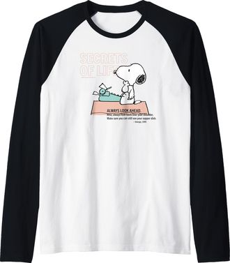 Peanuts Snoopy Secrets Of Life Raglan