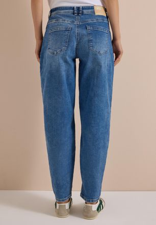 Cecil Loose-fit-Jeans CECIL, Damen, Gr. 26, L&auml;nge 30, light blau used wash, Jeans, 87% Baumwolle, 11% Polyester, 2% Elasthan, unifarben, lang, Jeans, 5-Pock