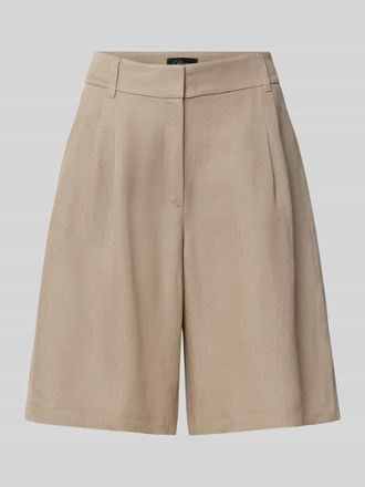 s.Oliver Black Label Relaxed Fit Bermuda aus Viskose-Leinen-Mix