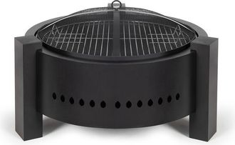 Livoo Livoo - Feuerschale aus holz oder kohle 47,5 cm schwarz doc286
