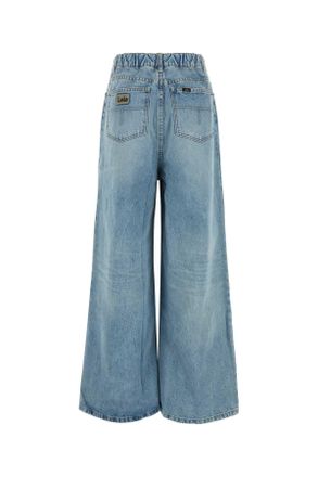 Lois Womens Denim Paloma Wide-Leg Jeans Vintagedirty